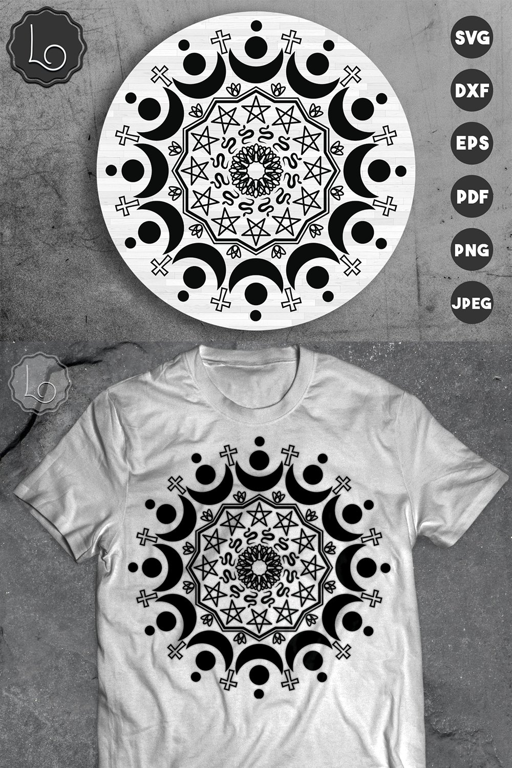 Gothic Mandala SVG File