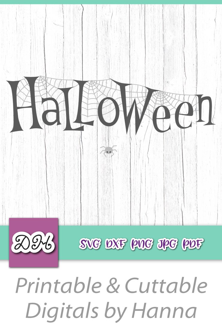 Halloween Spider Web Happy Halloween Sign