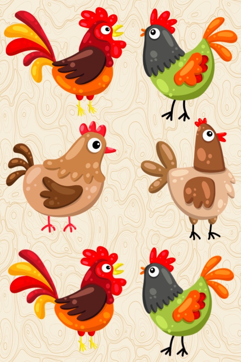Cute Chicken, Chicken stickers,farmhouse,Chickens