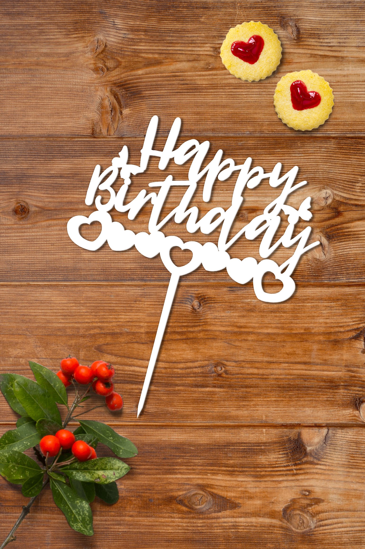 Happy birthday topper (650249)