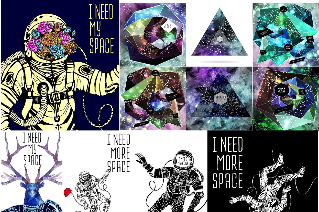 Cosmic poster set