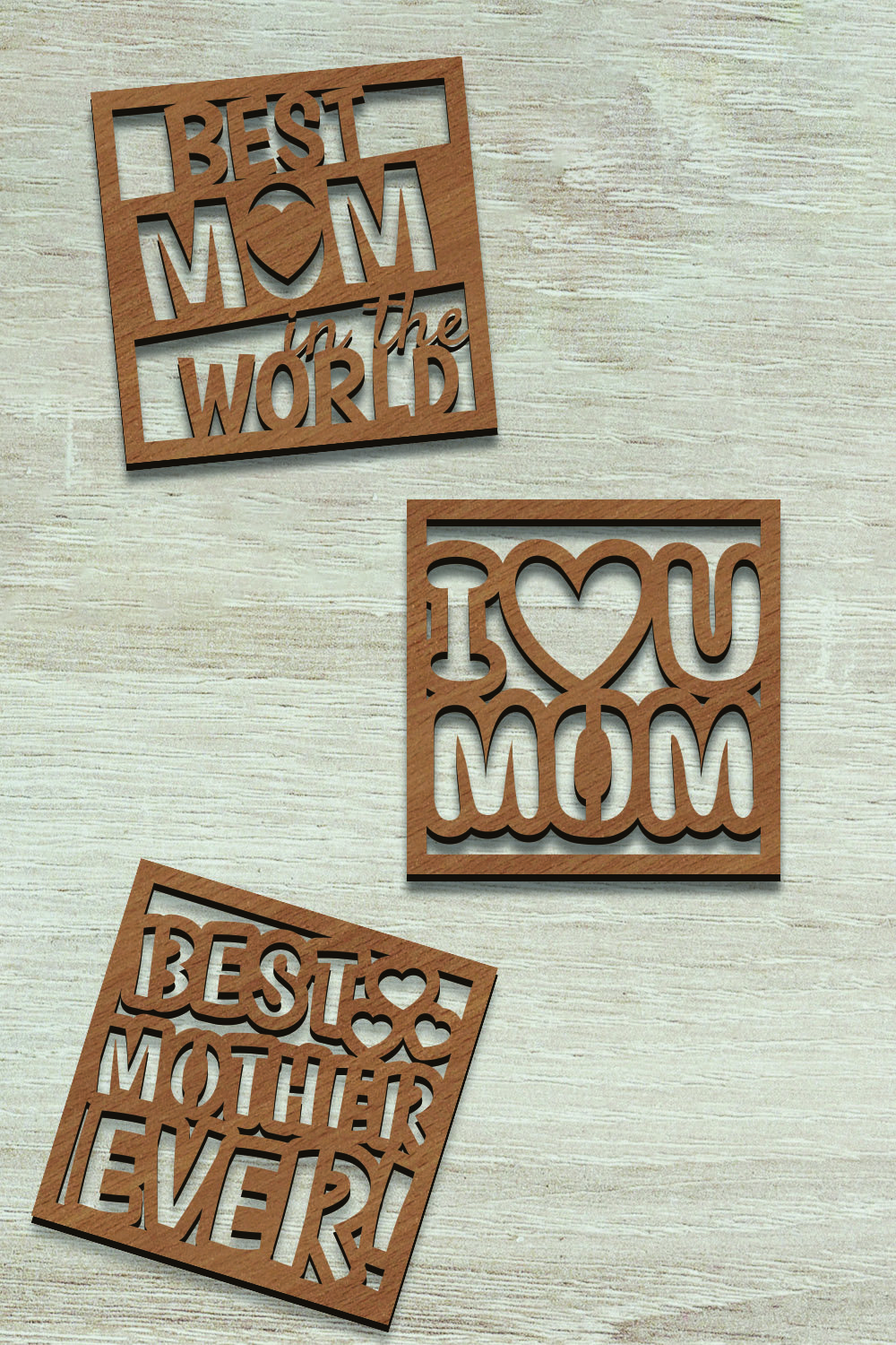 Mothers's Day Onelayered Cut Templates