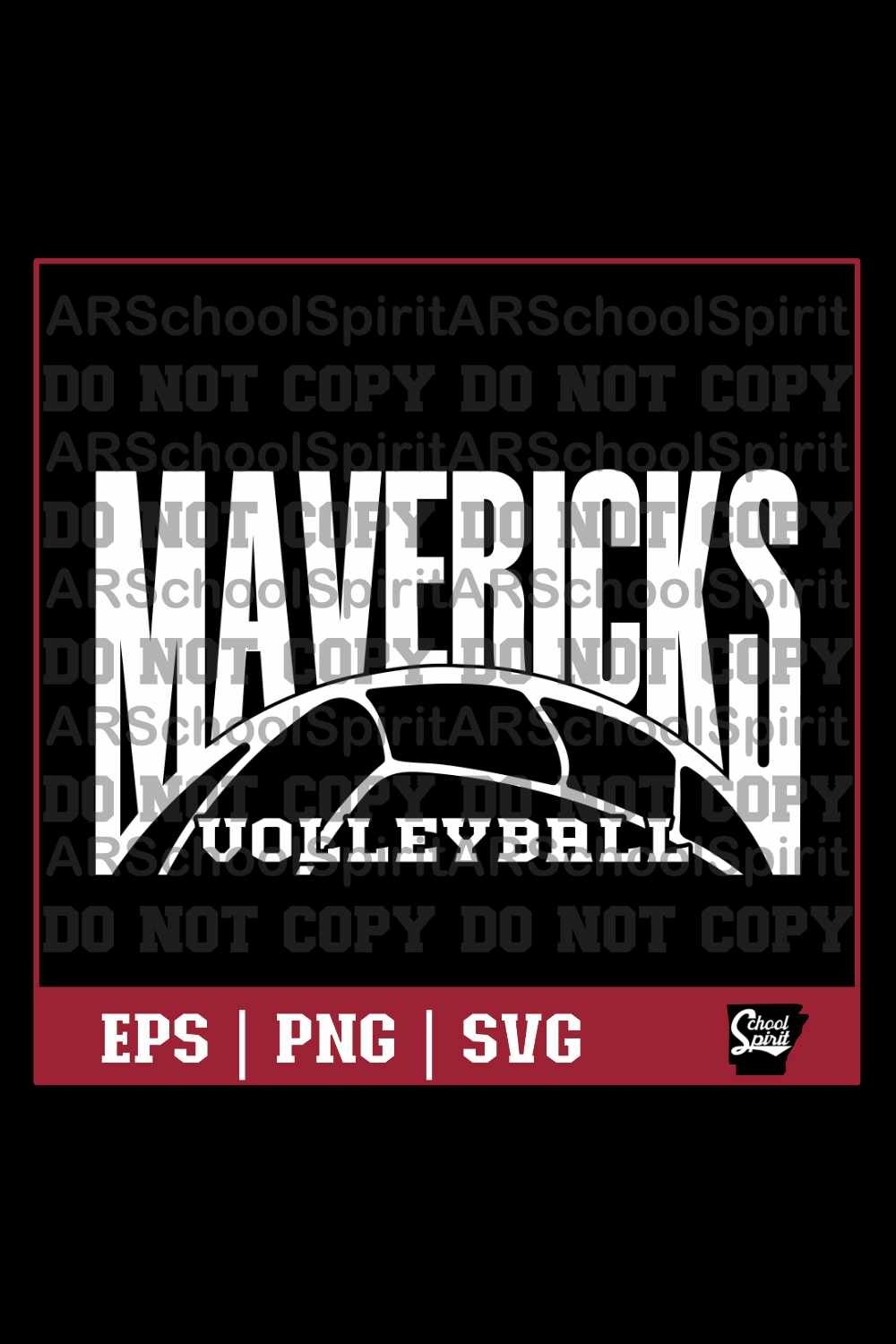 Southside Mavericks Volleyball Design