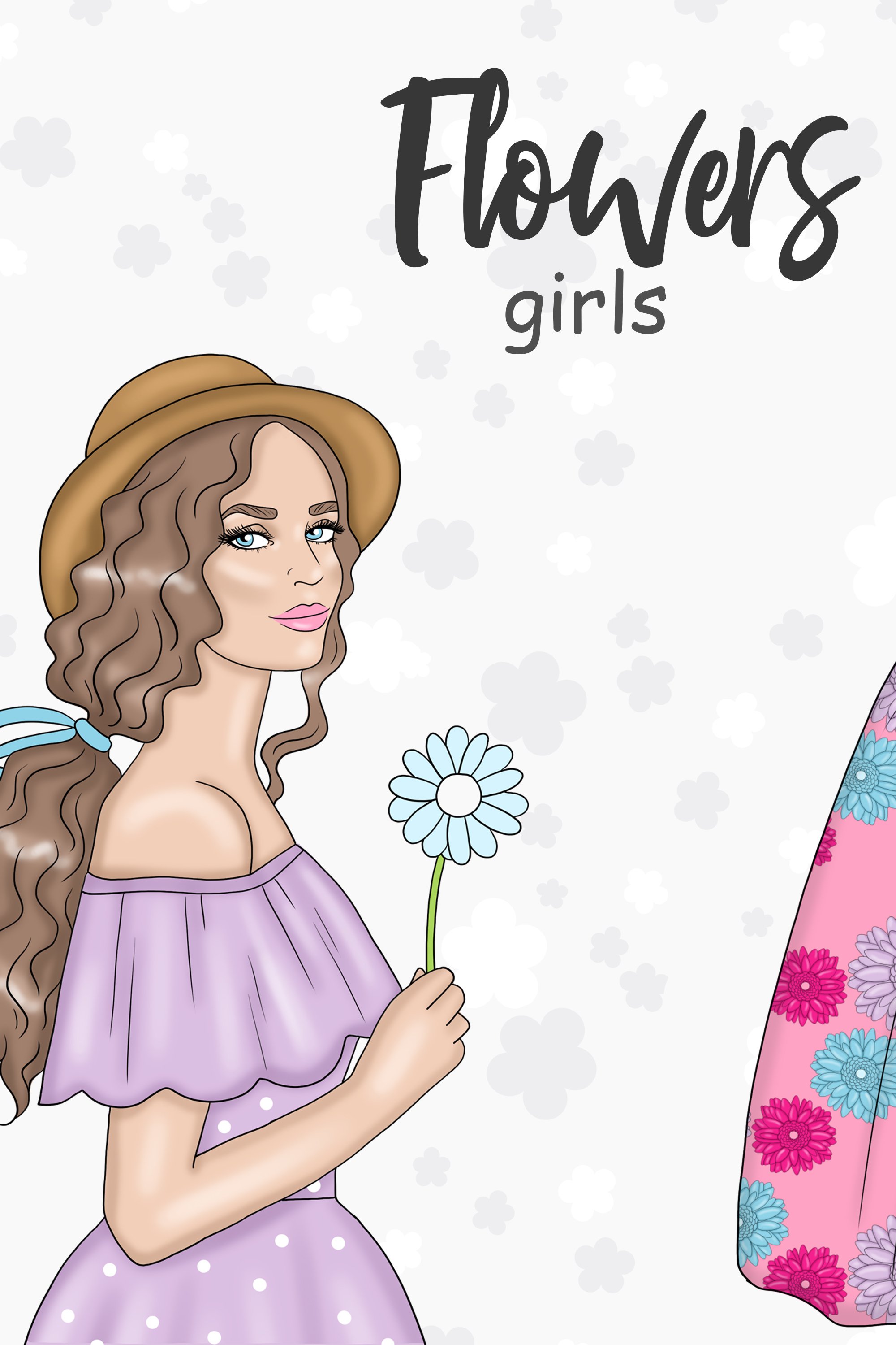 Spring Woman Clipart | Glamour Girl Clipart