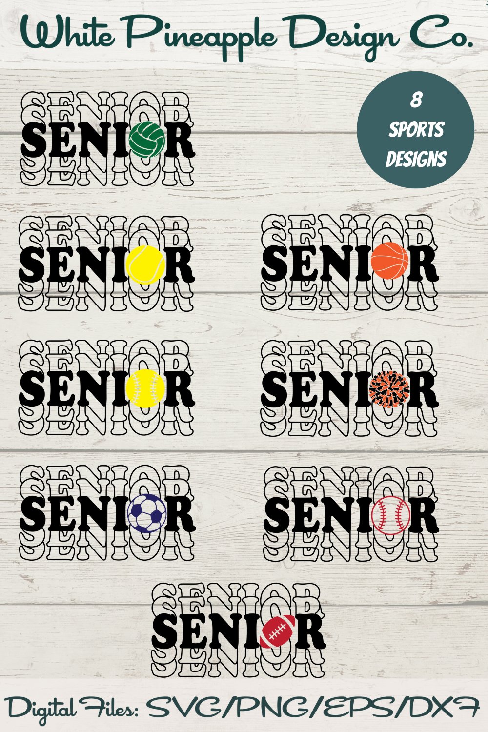 Senior Sports SVG Bundle