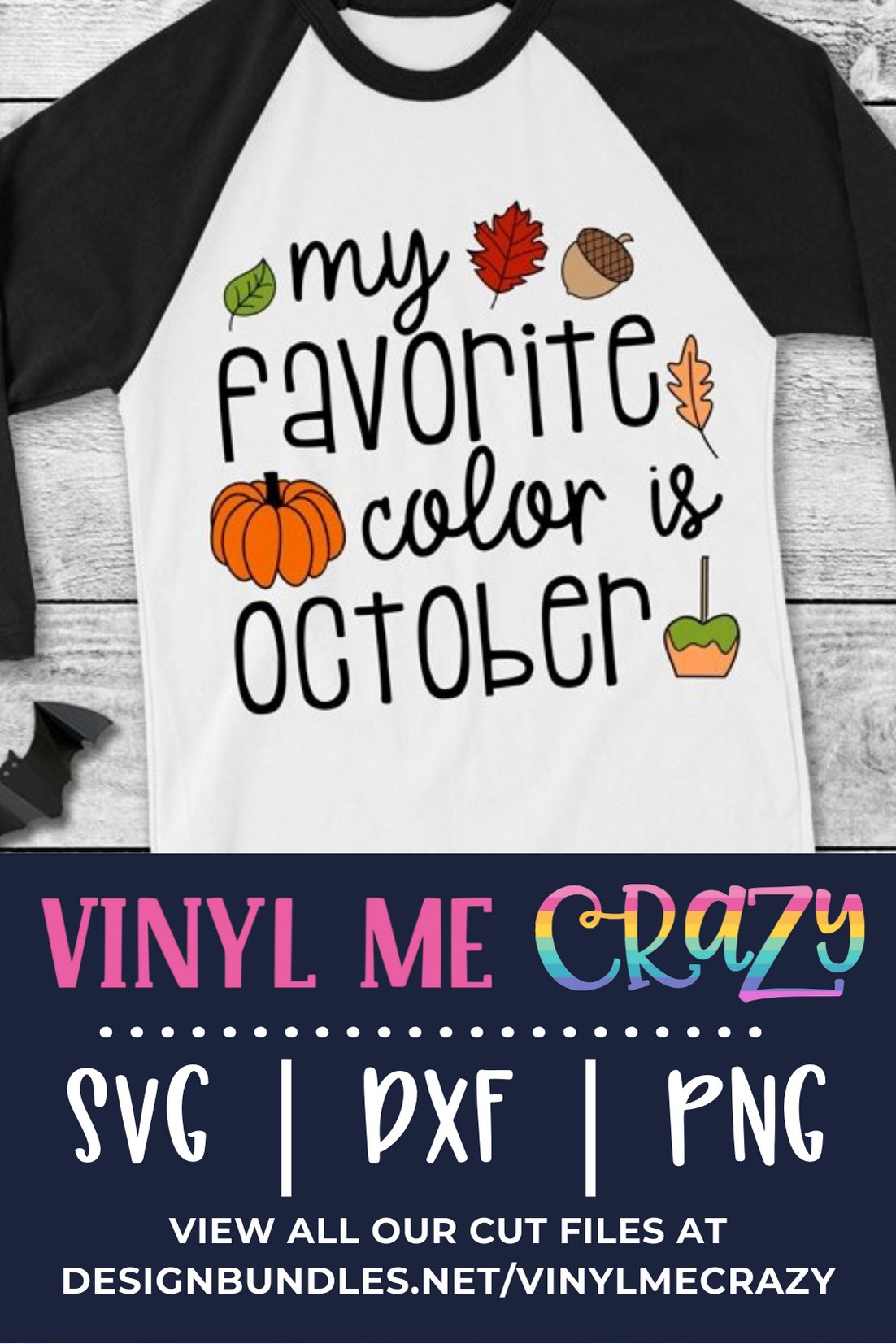 My Favorite Color Is October SVG DXF PNG (361622)