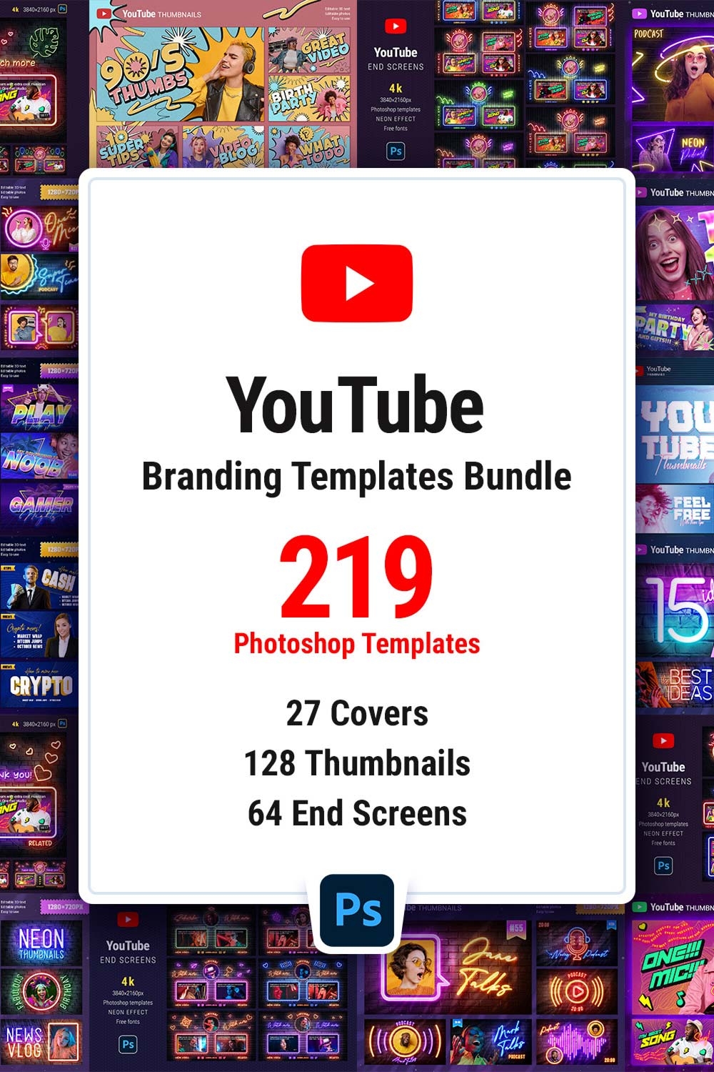 YouTube Branding Templates Bundle