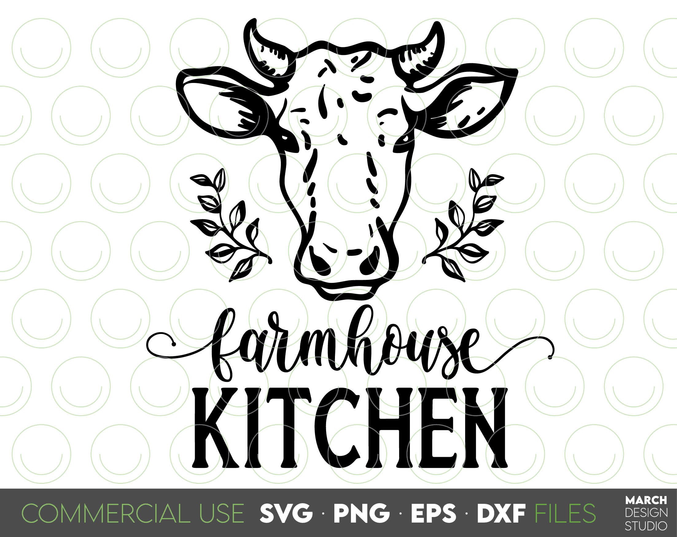 Farmhouse Kitchen Sign SVG, Farmers Kitchen SVG PNG DXF EPS