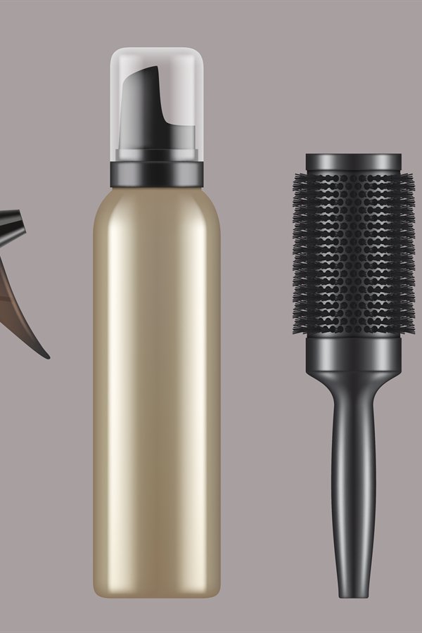 Hairdressing tools. Haircut hairstylist barbershop items hai