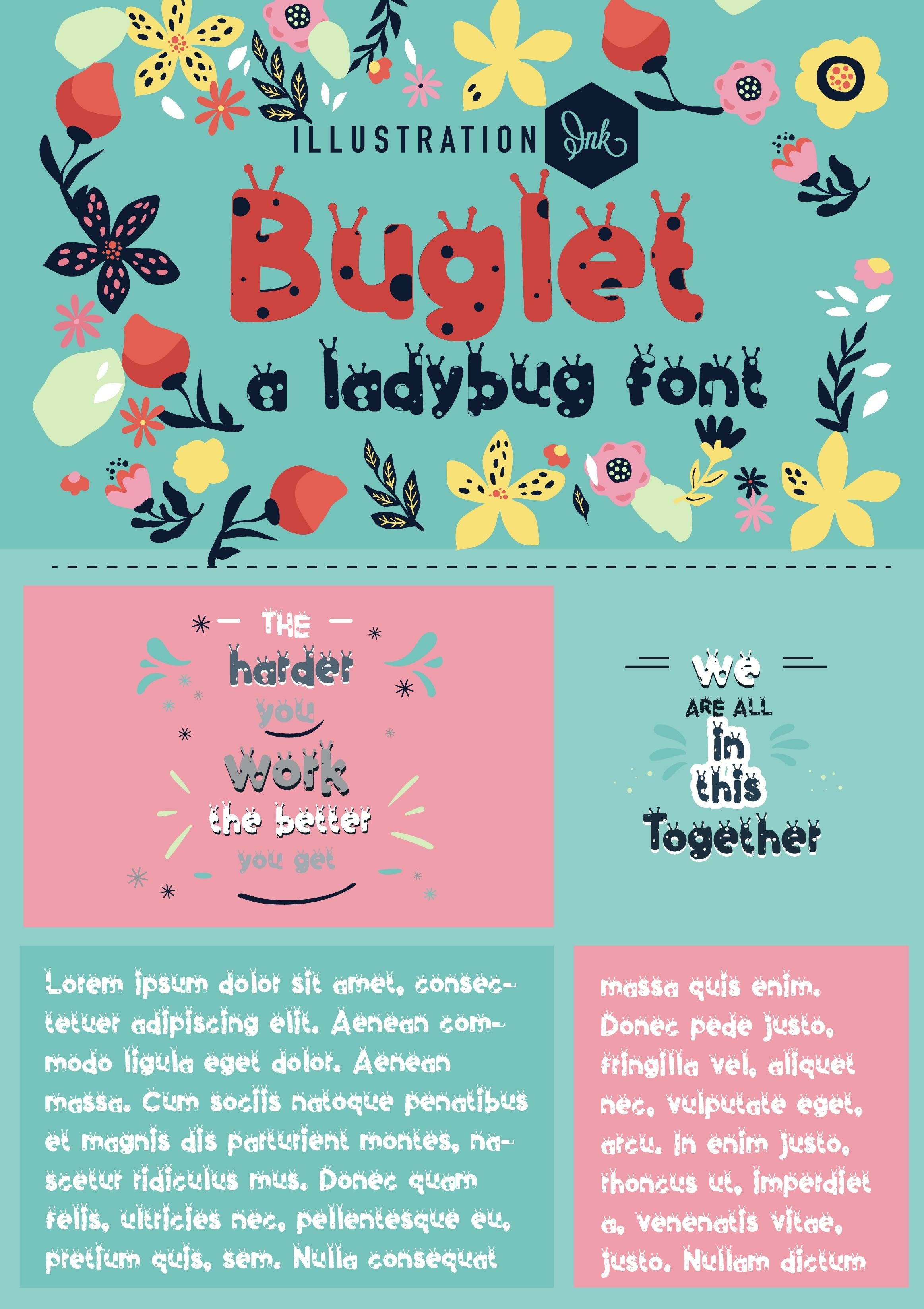 Hand-crafted, youthful and whimsical font