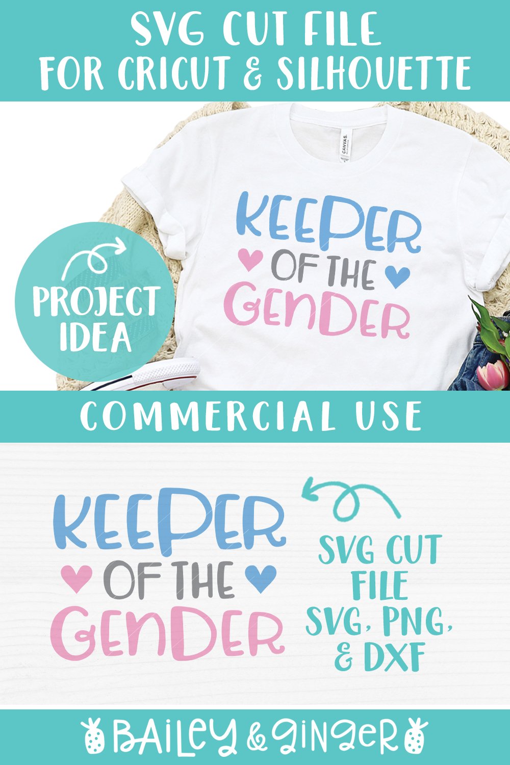 Keeper of the Gender SVG - Gender Reveal Baby (1078754)