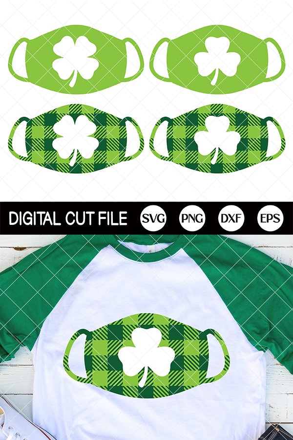2021 SVG, St Patricks Day Svg, Shamrock, Mask Svg, (1139861)