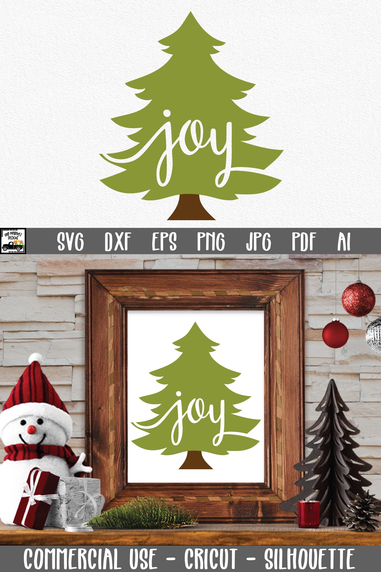 Christmas SVG Cut File - Joy SVG File (166848)