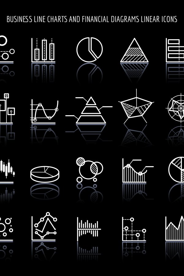 Business line charts