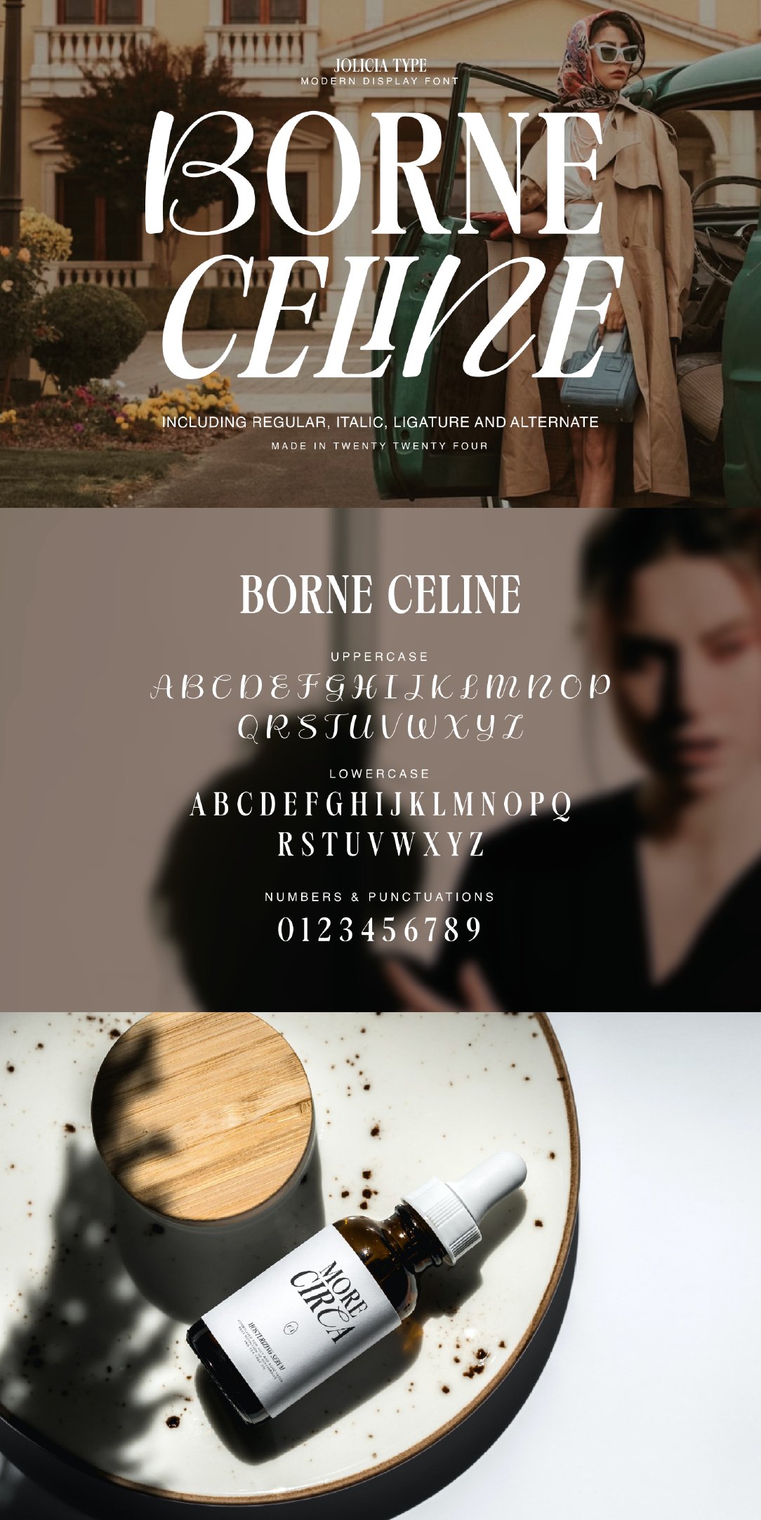 Borne Celine | Modern Display Font