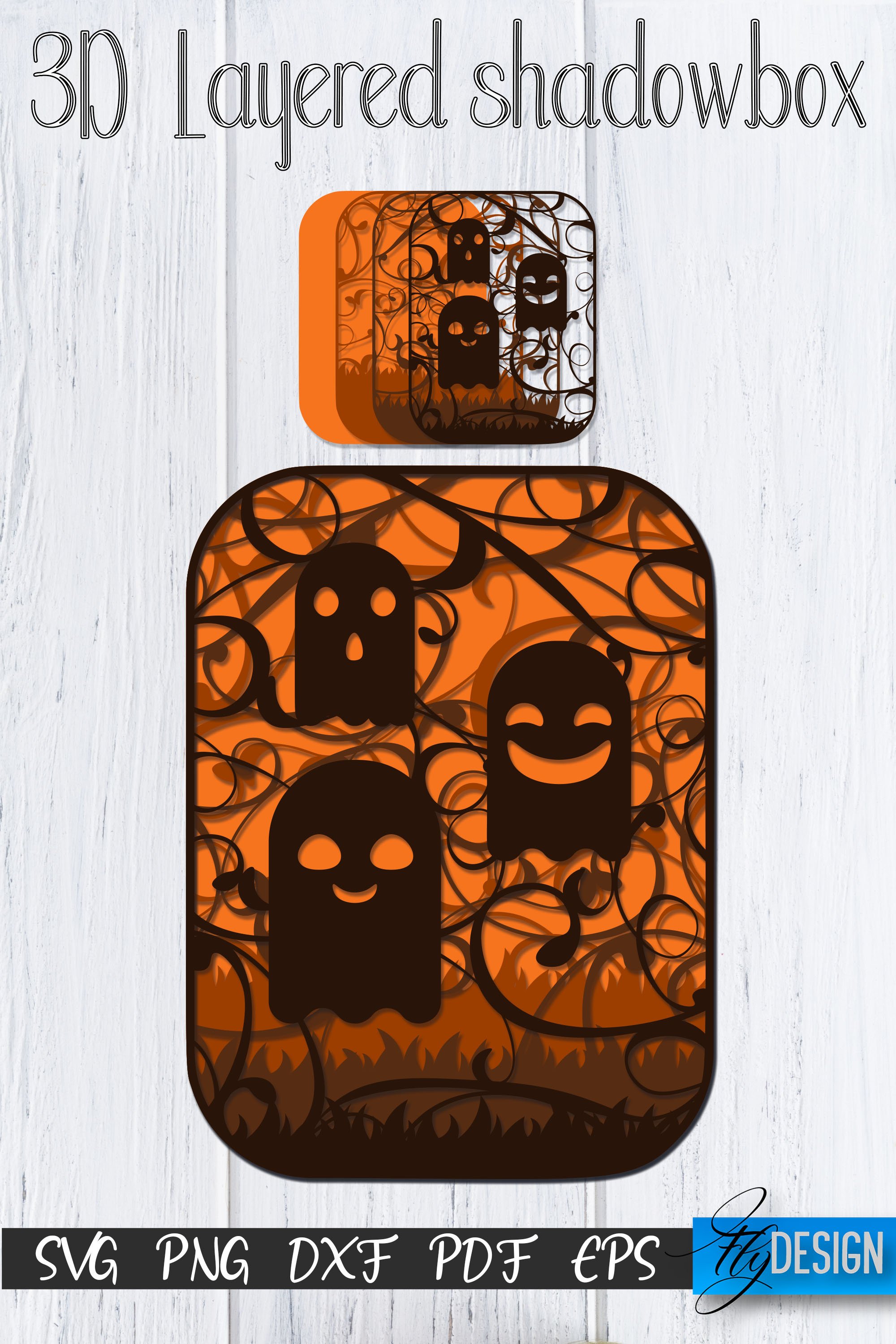 3D Layered Halloween SVG. Layered Halloween SVG (1573680)