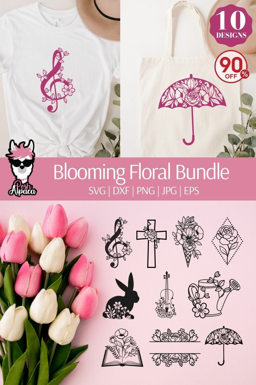 Floral SVG bundle