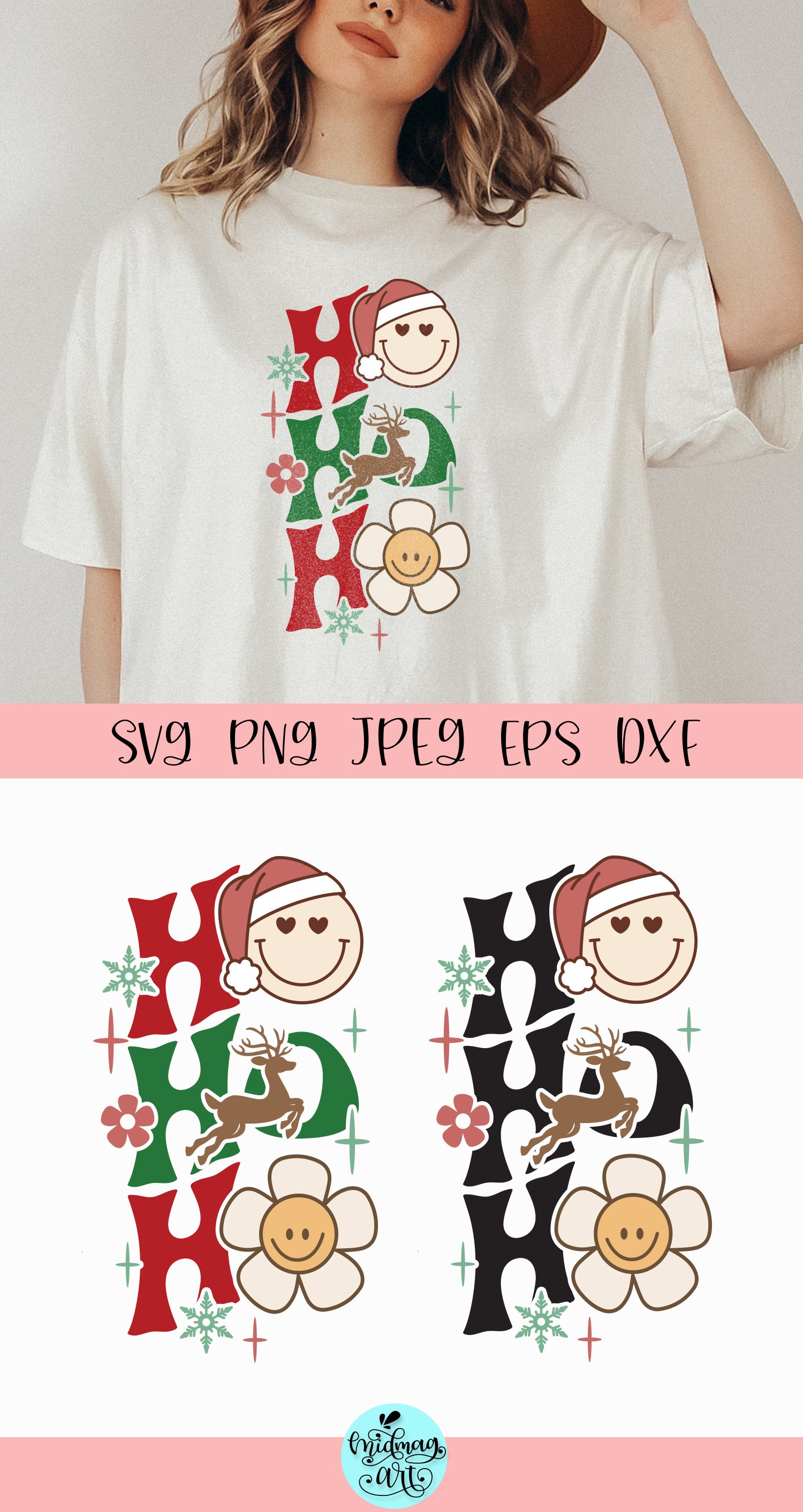 Ho ho ho svg, christmas cut file, christmas png, sublimation