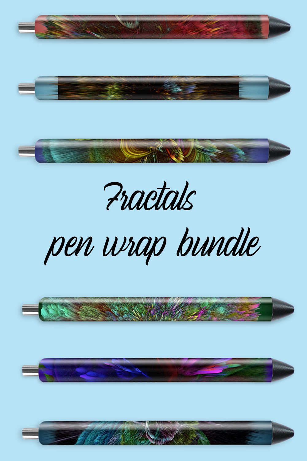 Fractals pen wrap bundle