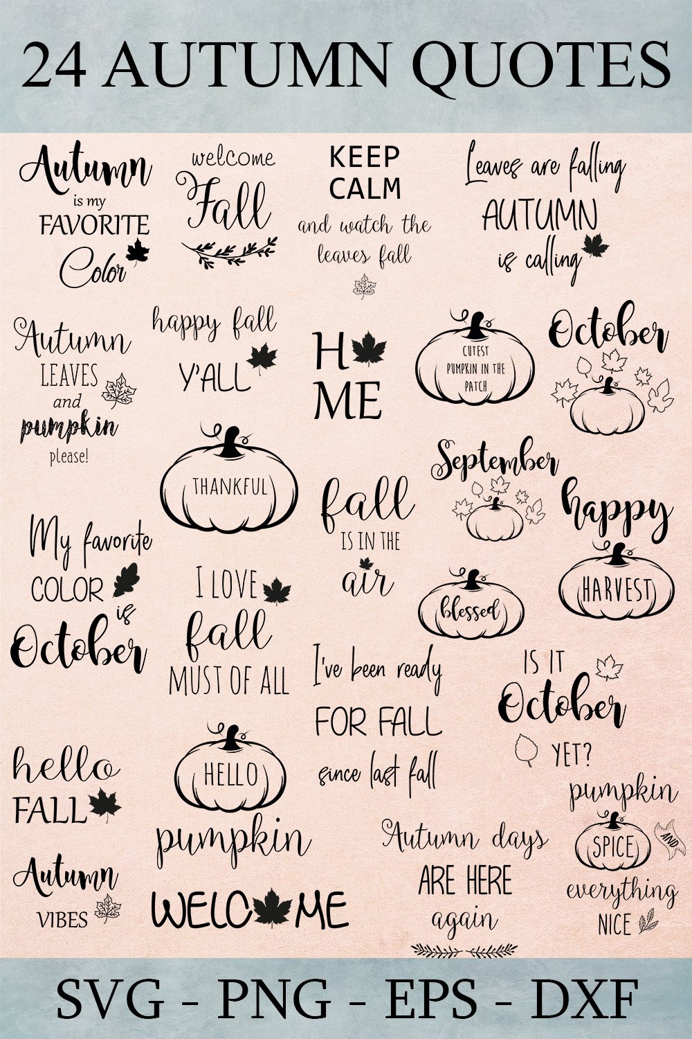Autumn SVG Design Bundle