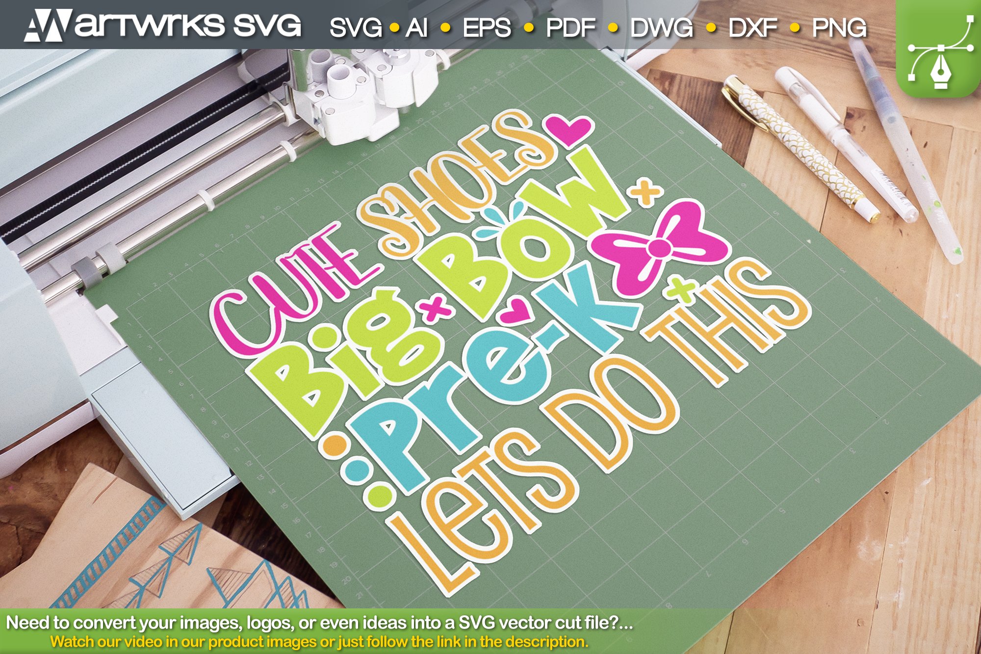 Pre k SVG First day of school Cut file by Artworks SVG