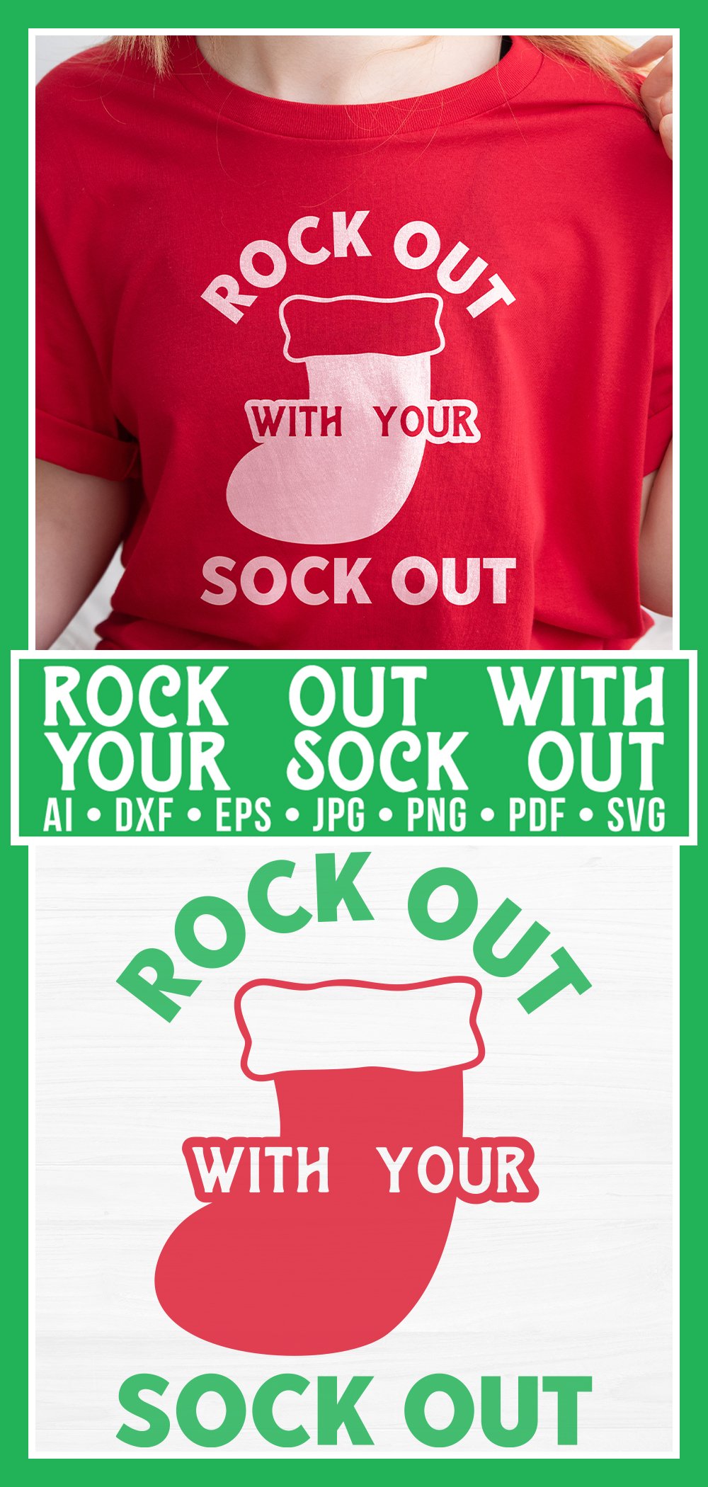 Rock out with your sock out SVG