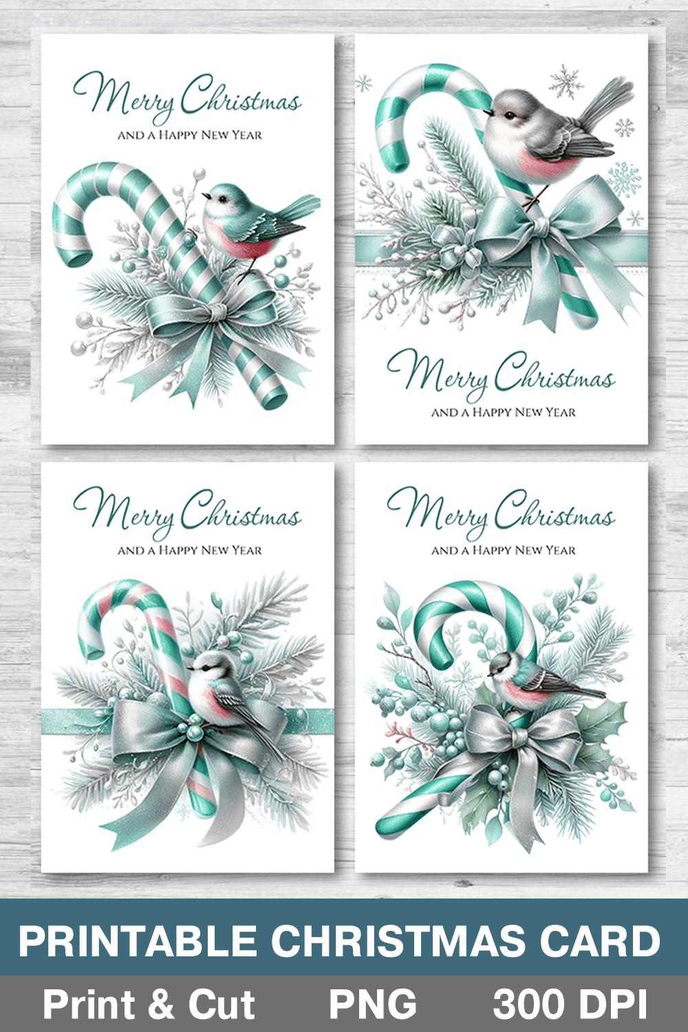 Merry Christmas Card printable