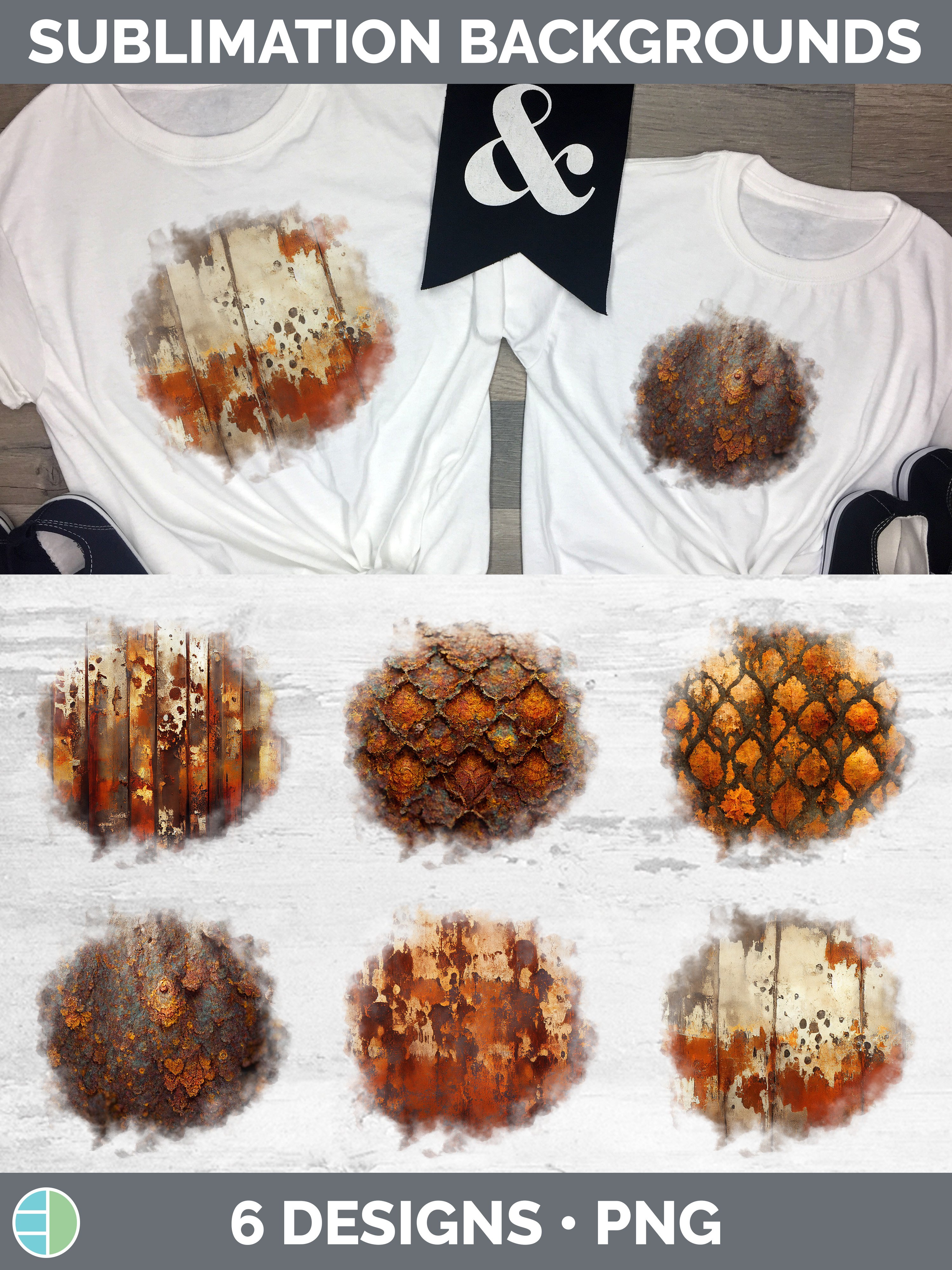 Rust Background | Grunge Sublimation Designs