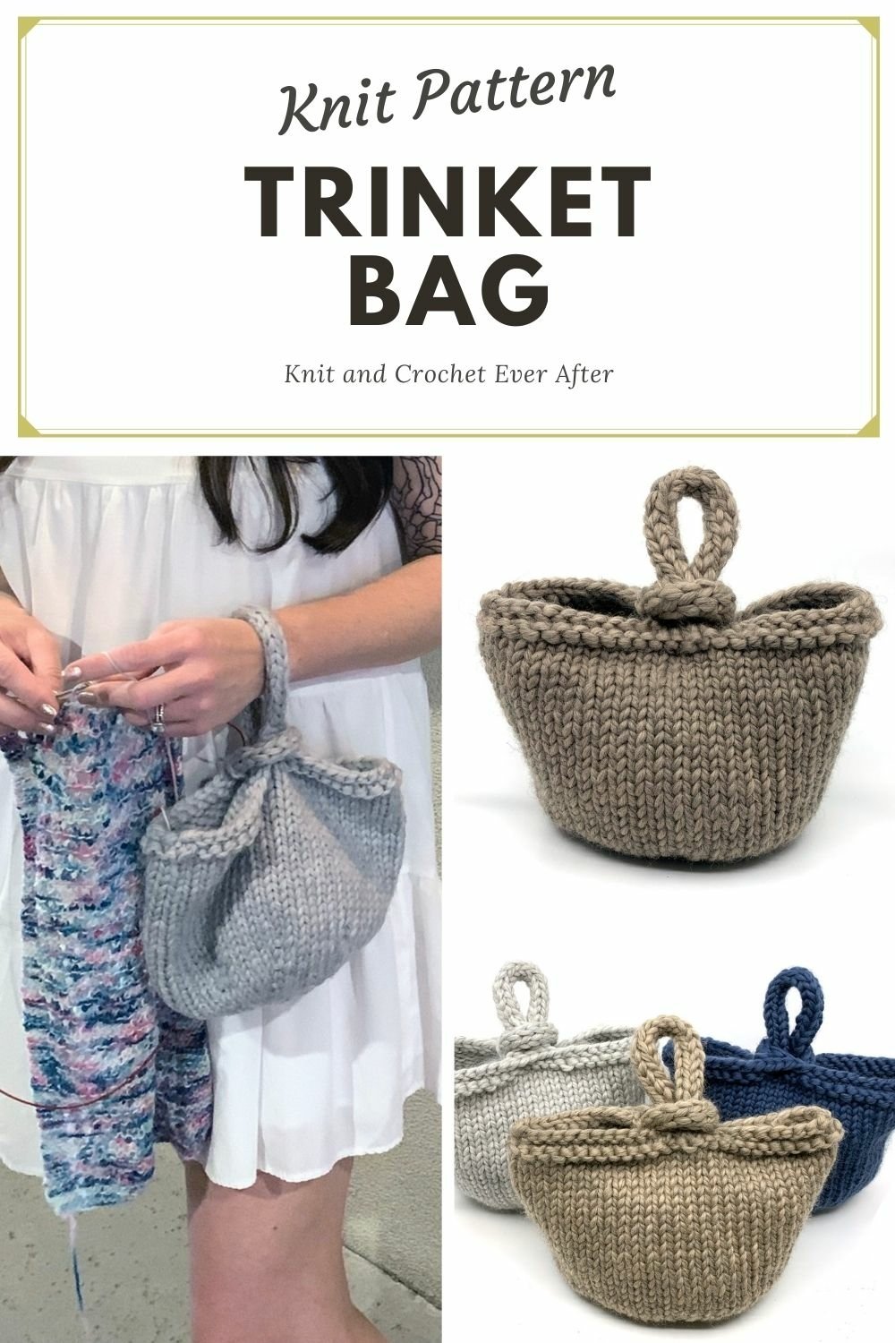 Trinket Bag Knit Pattern