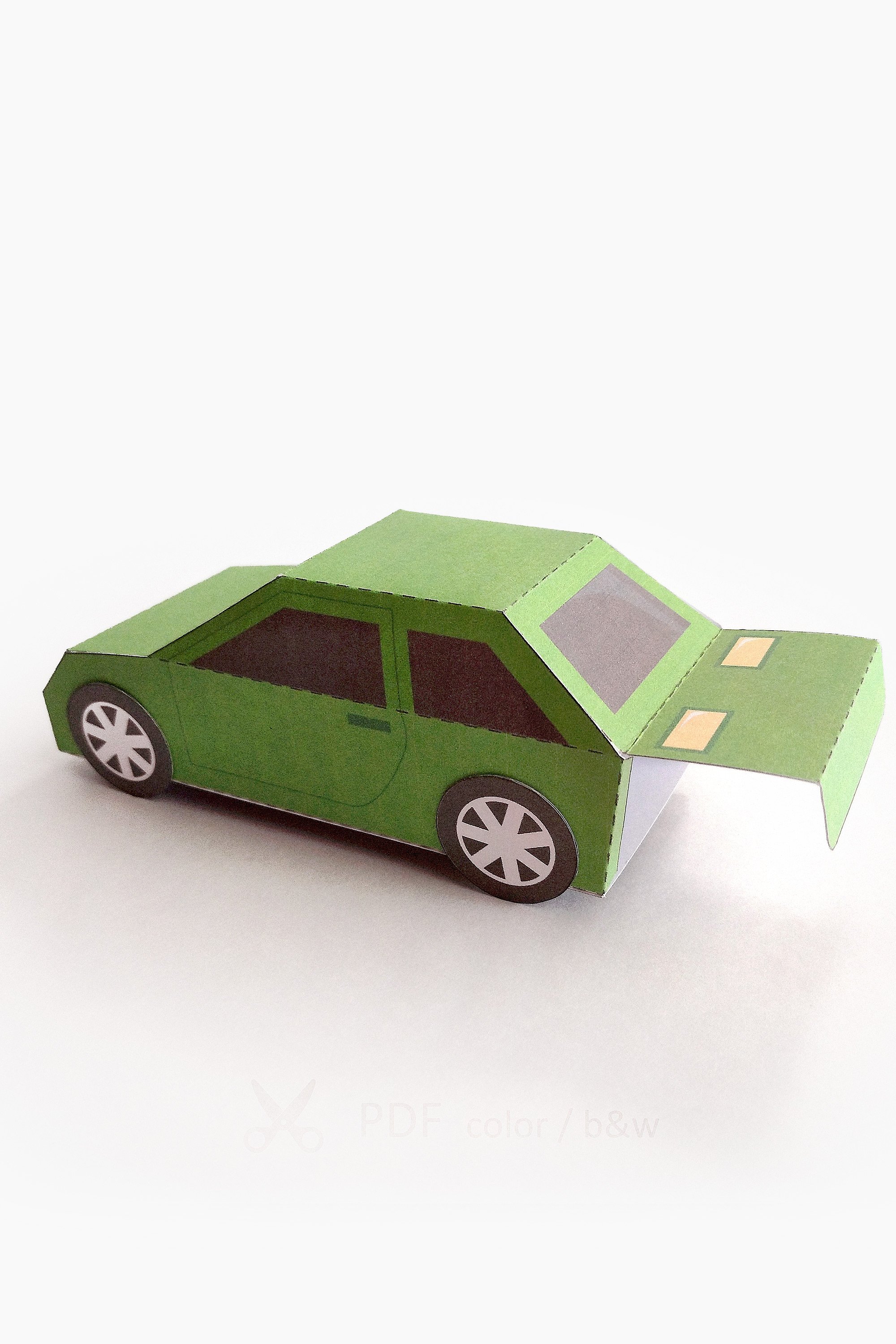 CAR Type A. Paper Toy / Gift Box