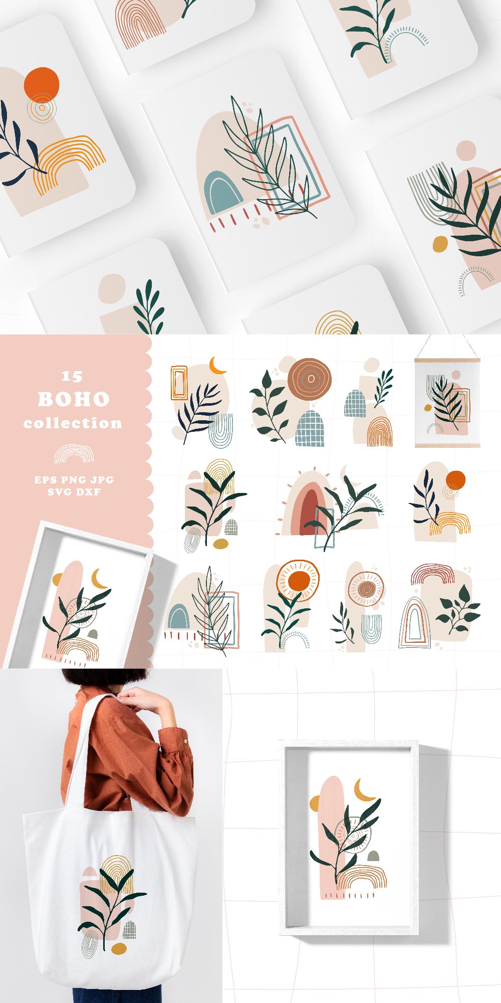 15 BOHO prints & elements