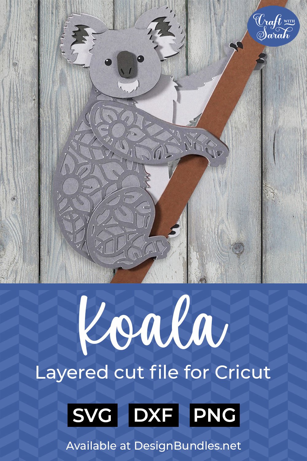 Koala SVG | 3D Layered Australian Koala Cut File