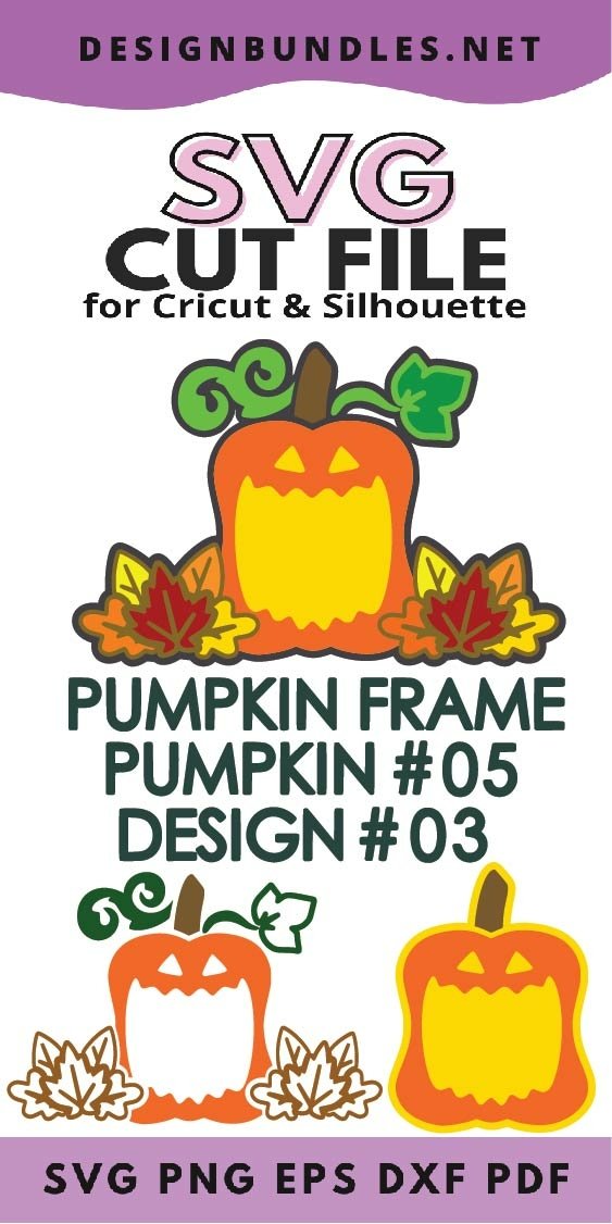 Pumpkin frames Sublimation SVG CUT FILE HALLOWEEN