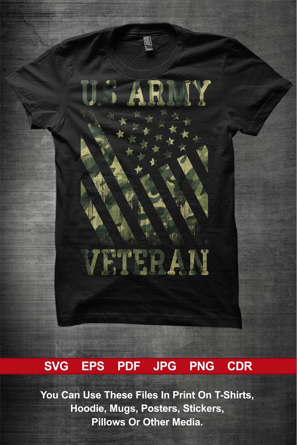 US Army Veteran Green Camouflage