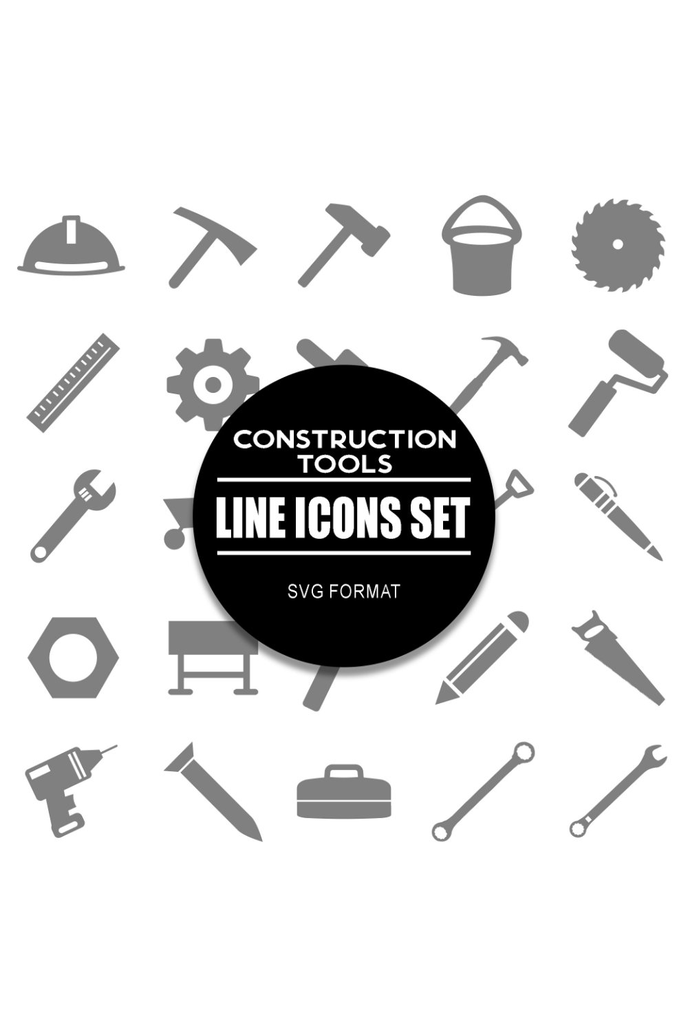 Construction Tools Icon Set (2429770)
