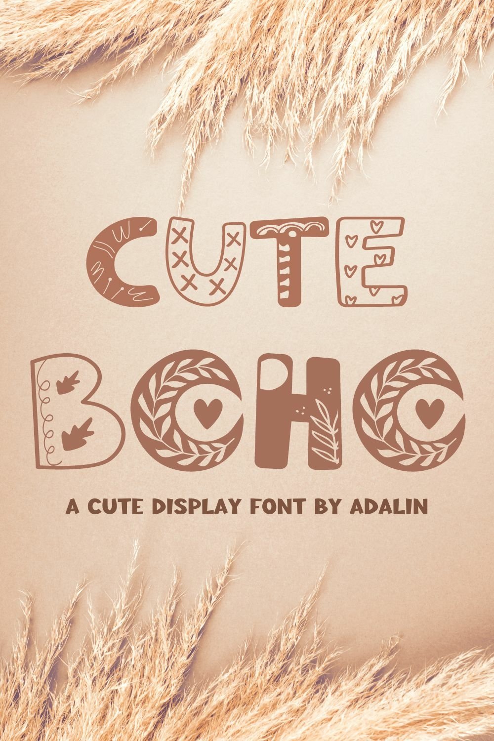 Cute Boho - Display font