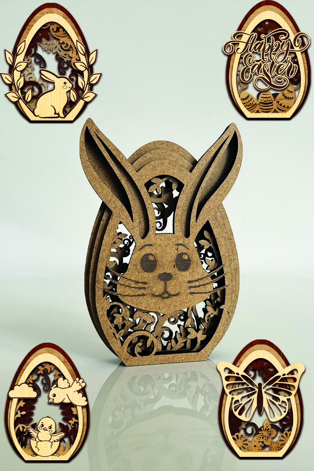 Easter Eggs Bundle Layered Templates