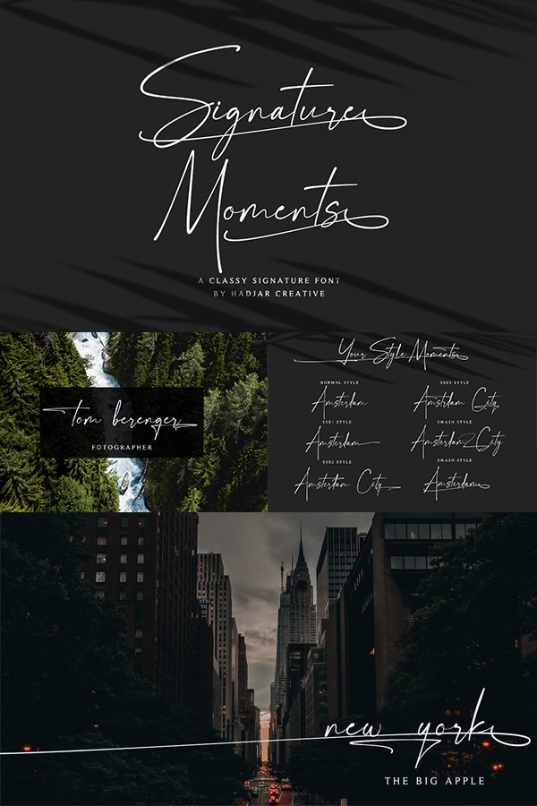 Signature Moments - Classy Signature Font