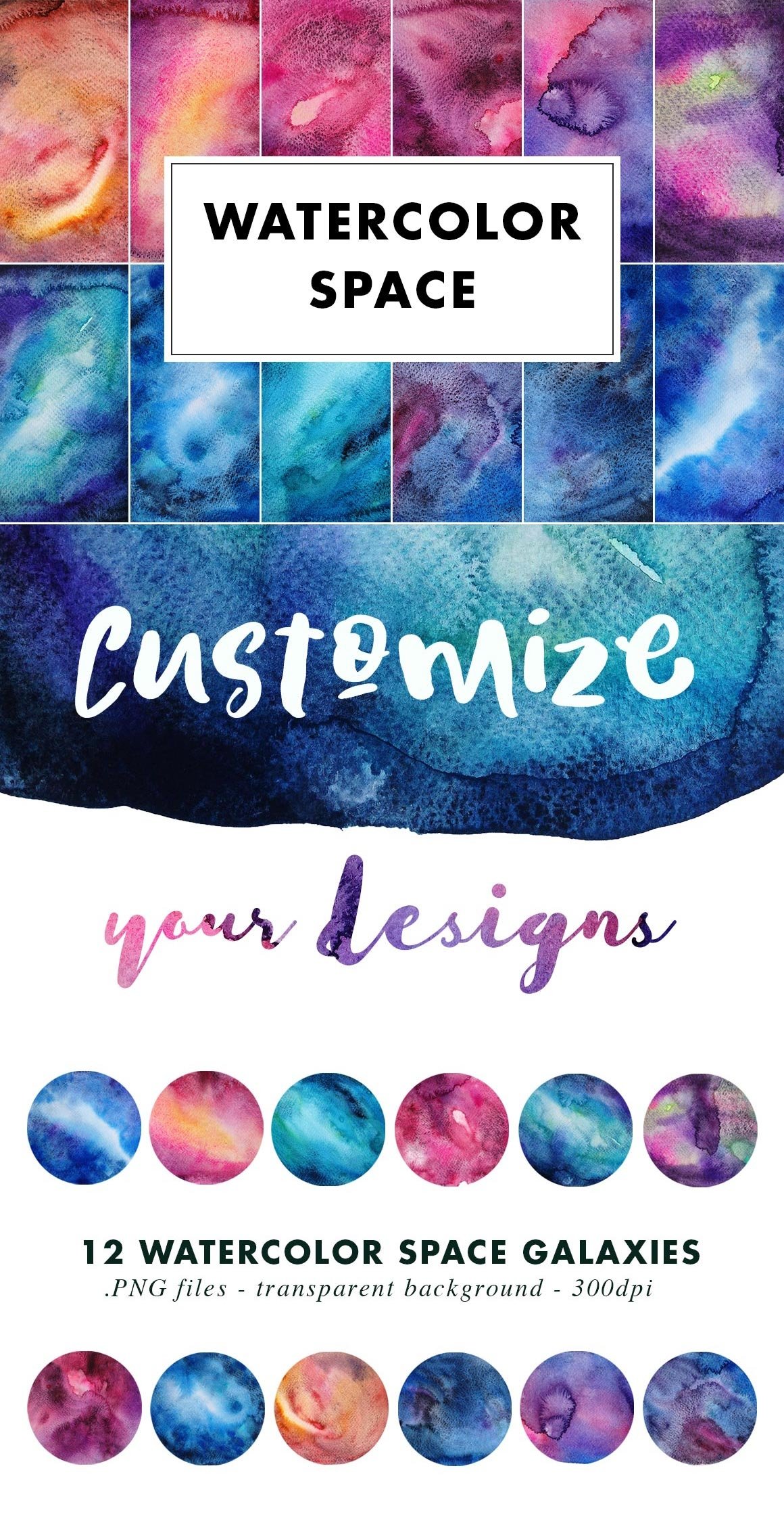 Watercolor Space Nebula (703882)