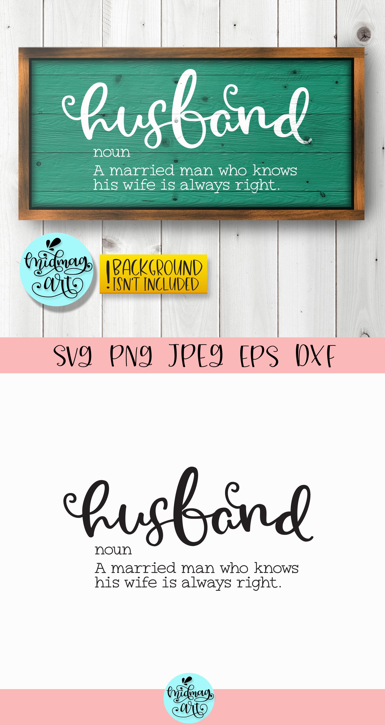 Husband definition sign svg, husband sign svg