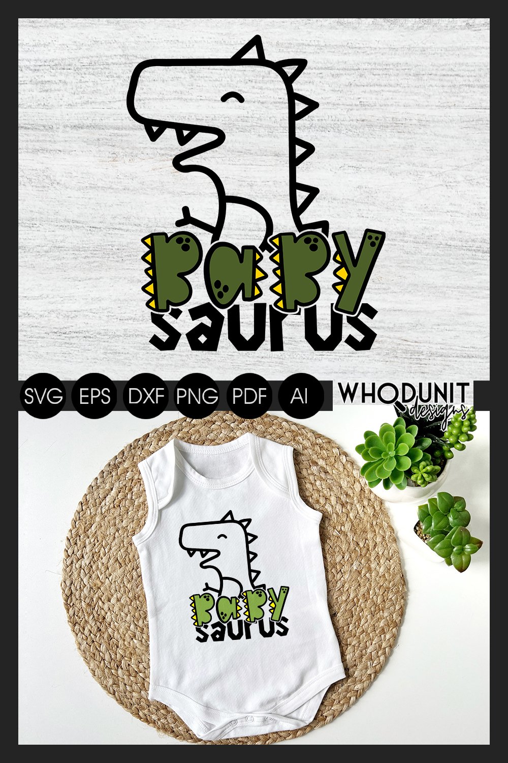 Babysaurus SVG | Dinosaur cut file | Cute Dino