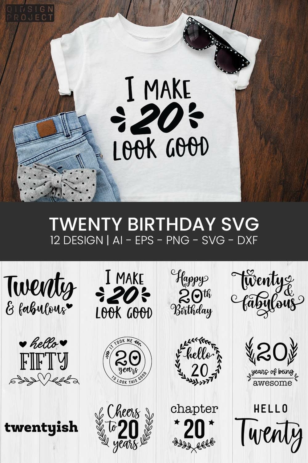 20Th Birthday Svg Bundle, 20th Birthday SVG, Hello 20 Svg