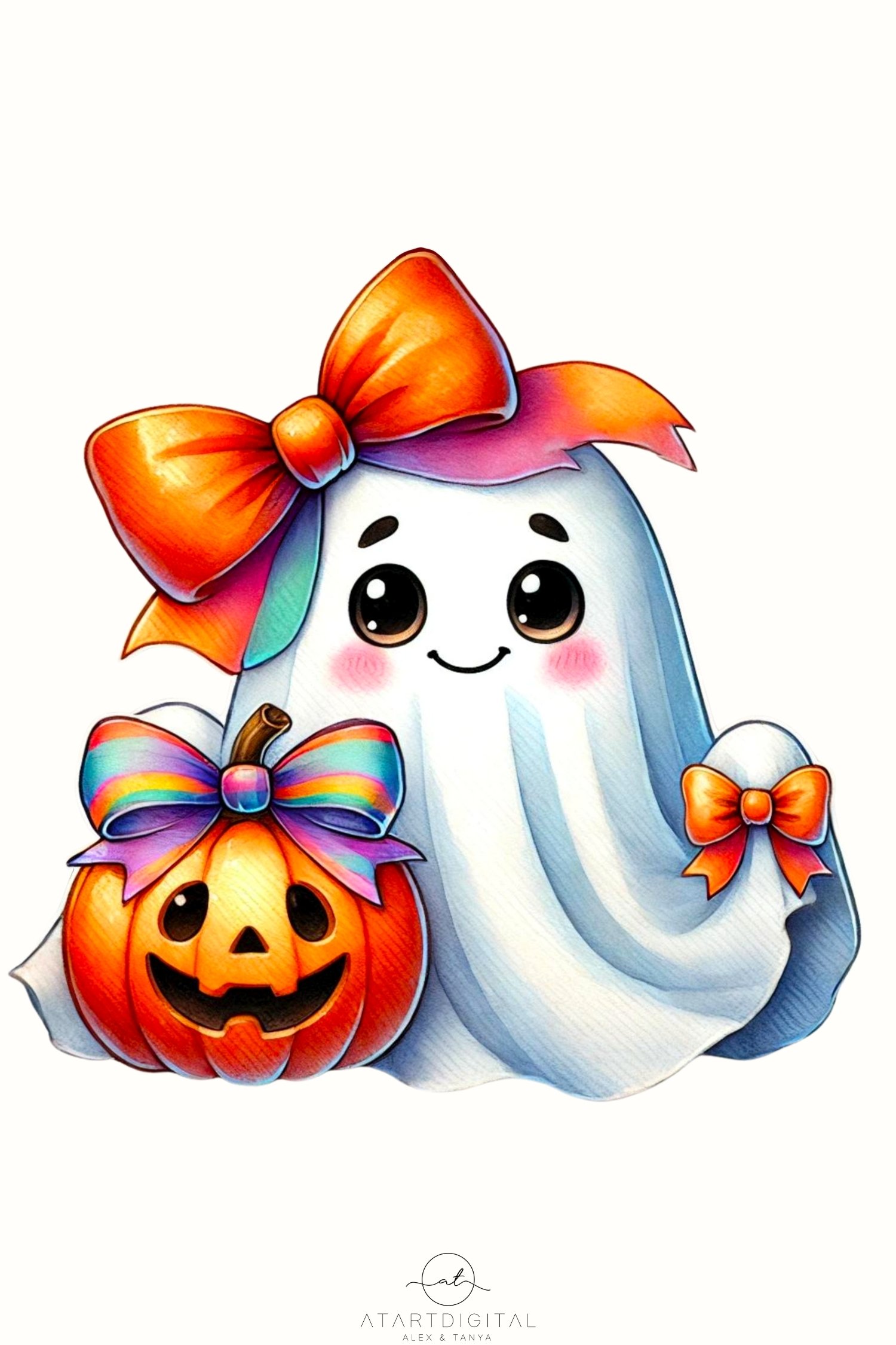 Coquette Ghost & Pumpkin Spice PNG, Autumn Shirt Design