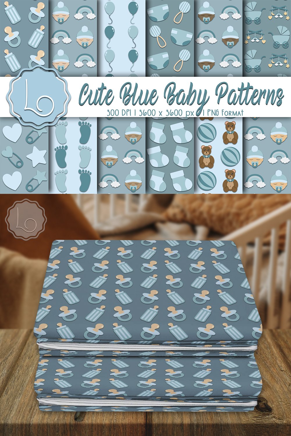 12 Cute Blue Baby Patterns