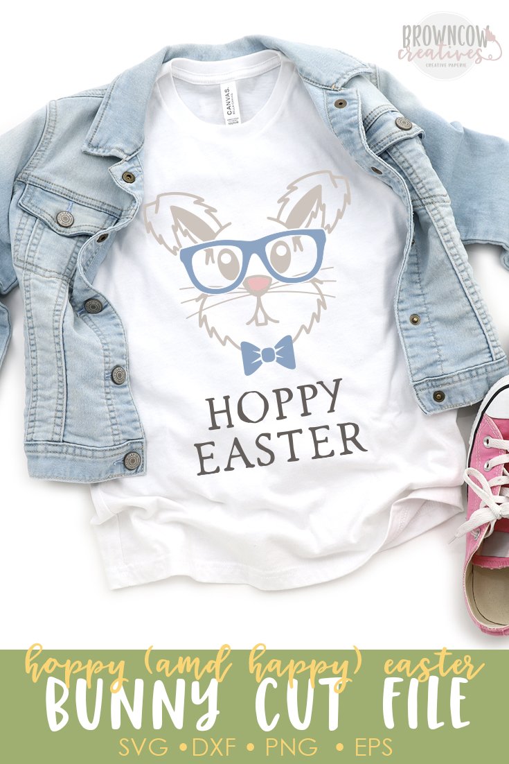 Hoppy Easter, Happy Easter Farmhouse SVG/Cut File