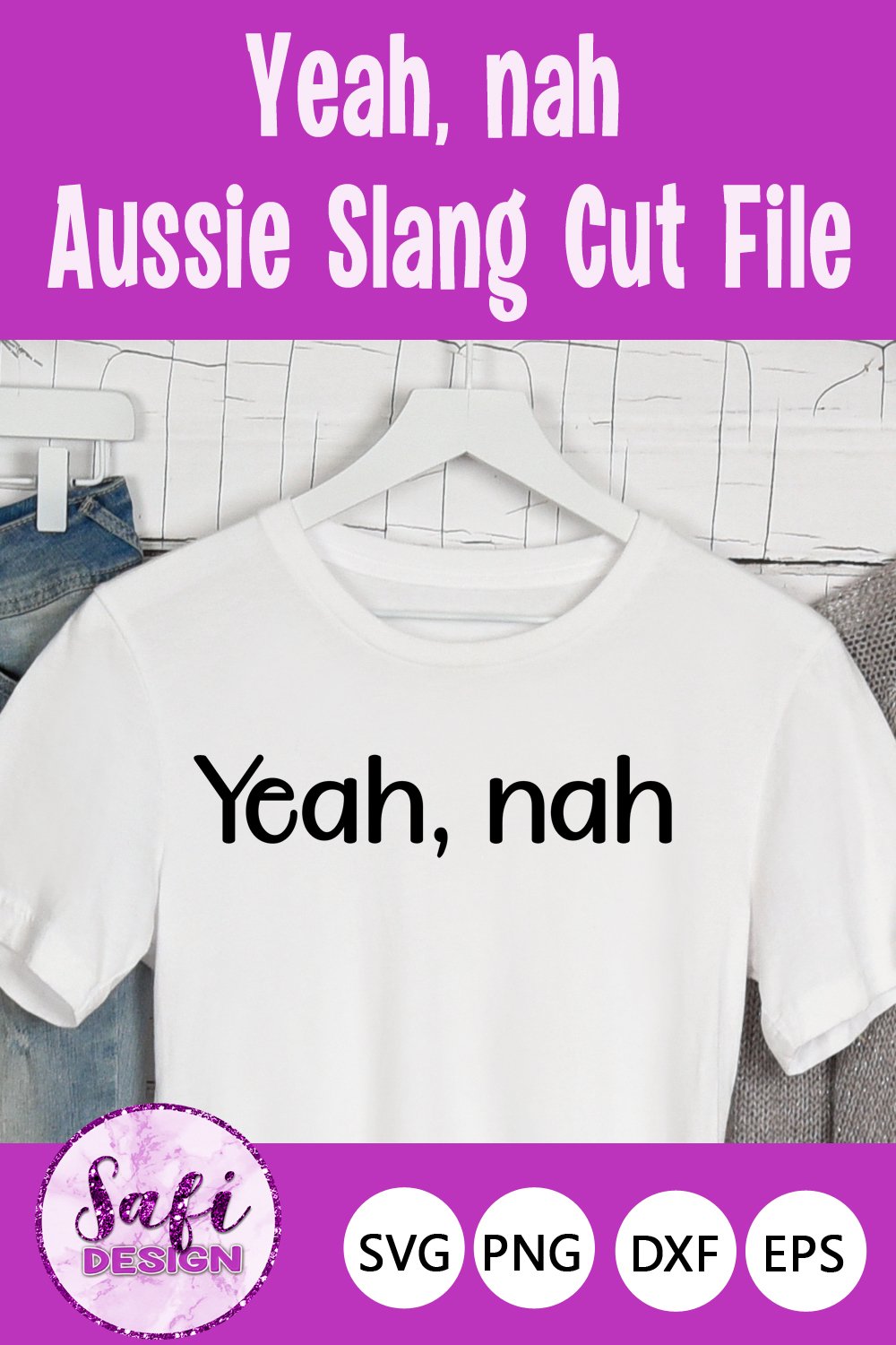 Yeah, Nah Aussie / Kiwi Slang SVG Cut File