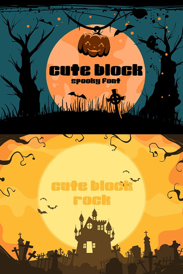 Cute Block | spooky and cute