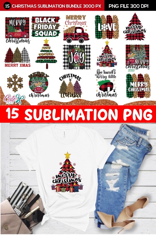 Merry Christmas Sublimation Bundle