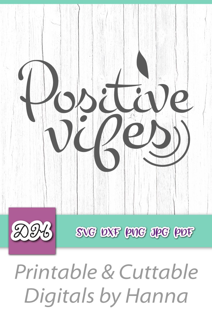 Positive Vibes Inspirational Saying Sign
