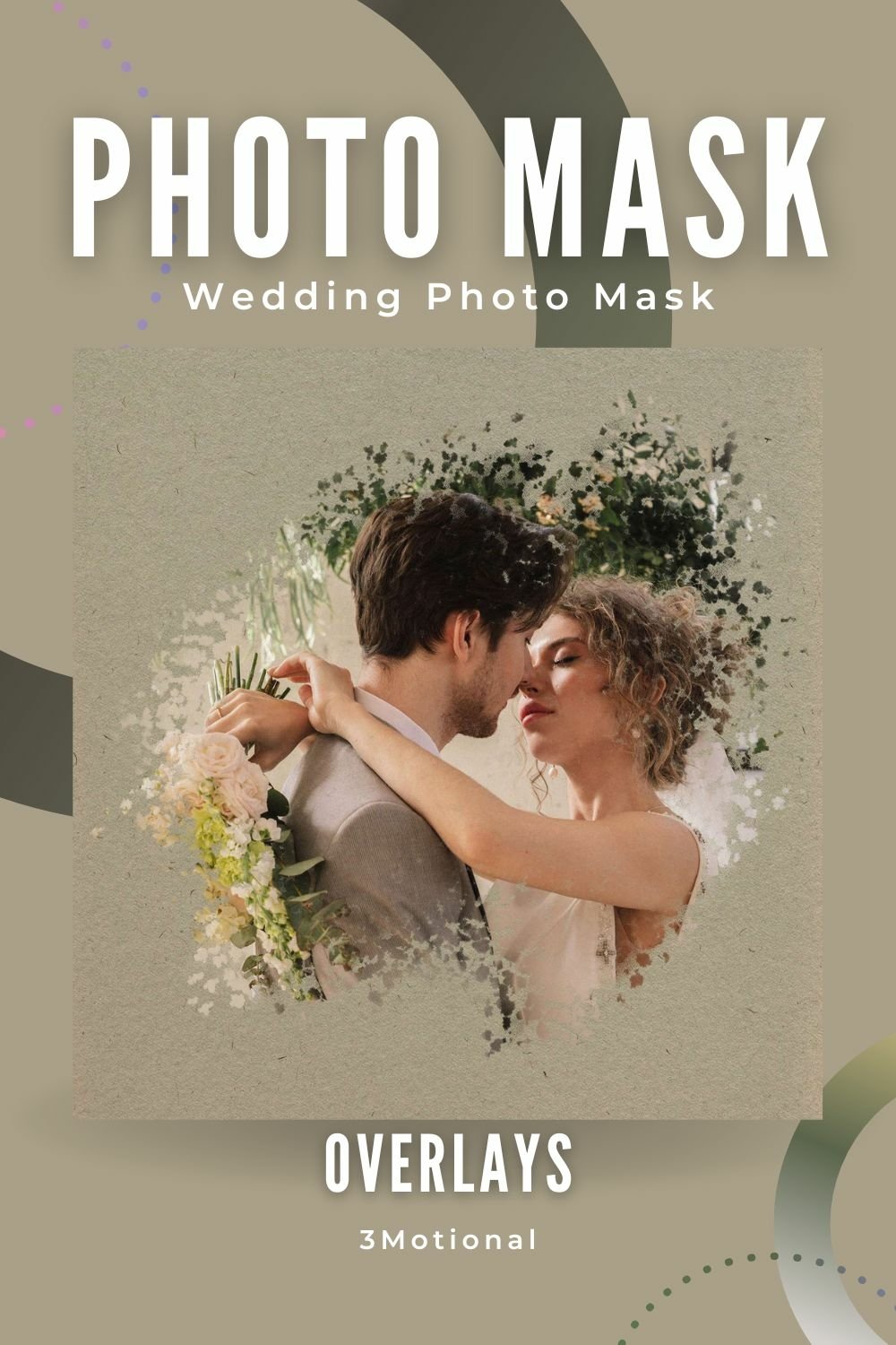 50 Wedding Photo Mask Overlays